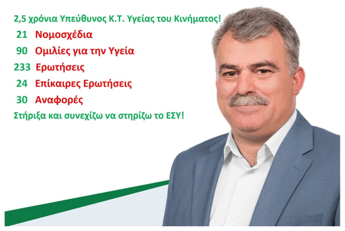 ΚΙΝΑΛ: Δήλωση Πουλά για την αλλαγή του τομέα ευθύνης του - enpel.gr